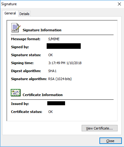 An Introduction to Digital Signatures and PKCS #7